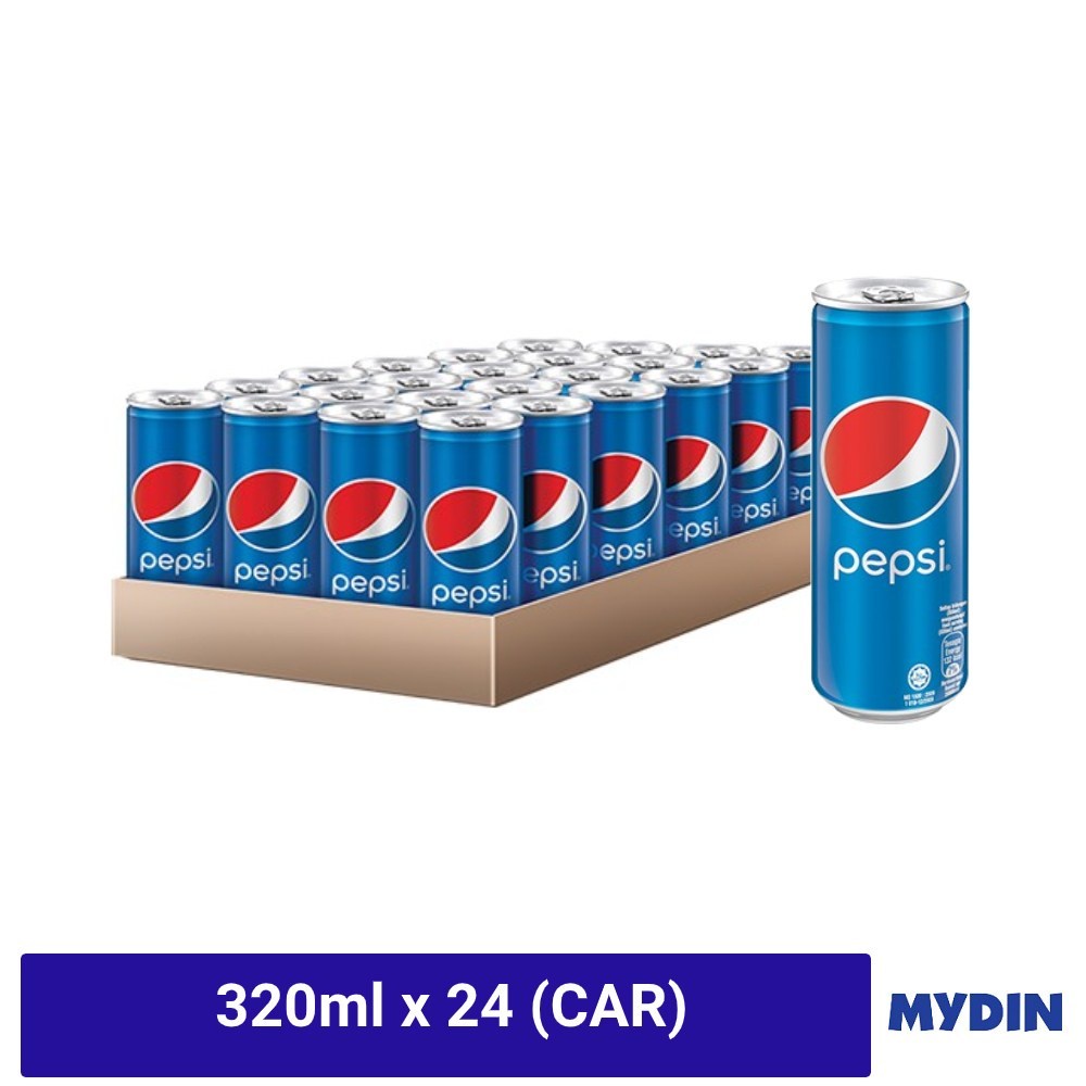 Pepsi Cola Carbonated Drinks (320ml x 24) | Shopee Malaysia