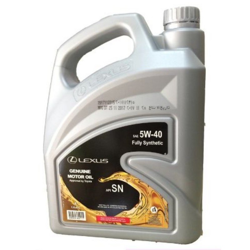 08880-84136 Lexus SAE 5W40 genuine motor Minyak enjin (4 liter ...