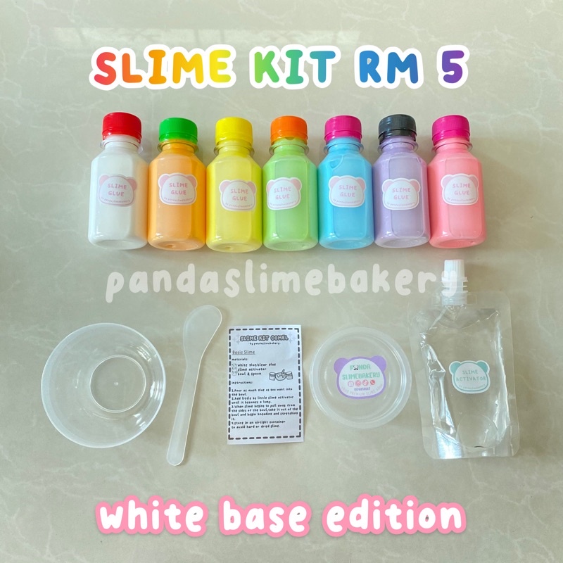🐼MINI SLIME KIT COMEL MURAH MALAYSIA DIY SLIME MAKE YOUR OWN SLIME ...