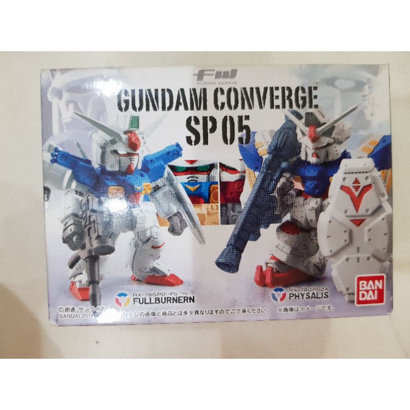 bandai gundam converge sp 05 sp05 gp01 gp02 gp02a physalis fullburnern full burnern | Shopee ...