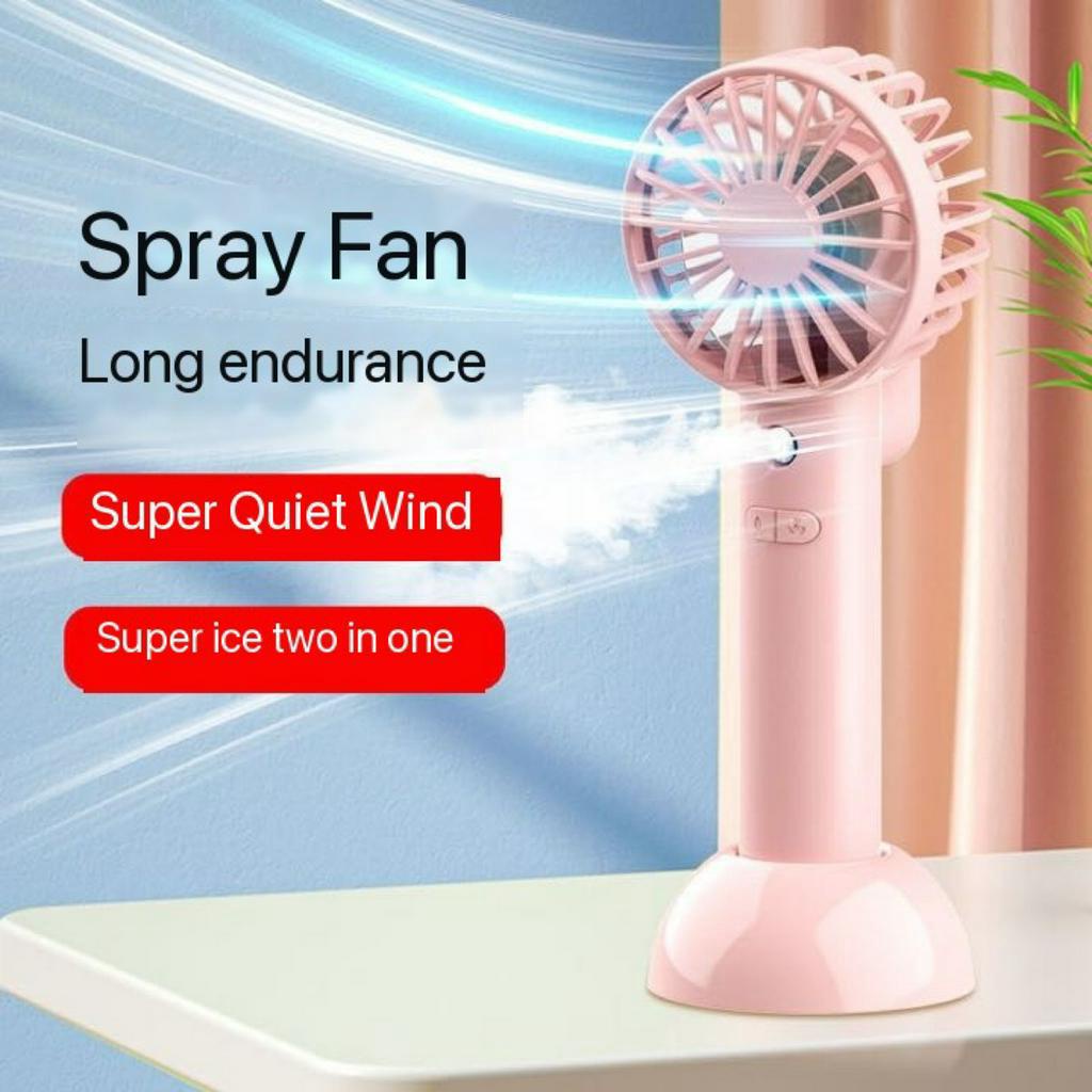 D2 /TX282A 2in1 Spray Fan Summer Portable Mini Fan Water Spray ...