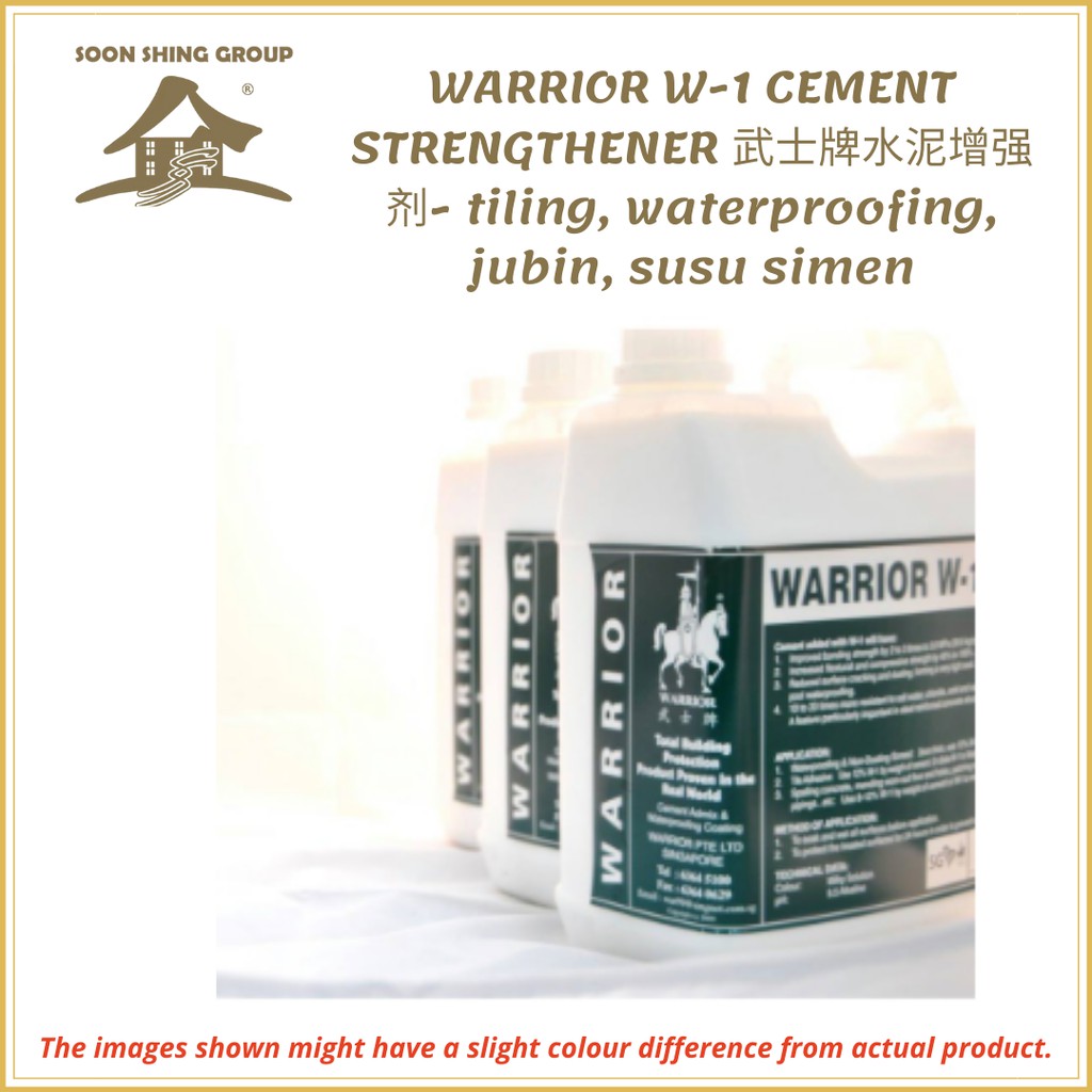 WARRIOR W-1 CEMENT STRENGTHEN- tiling, waterproofing, jubin, susu simen ...