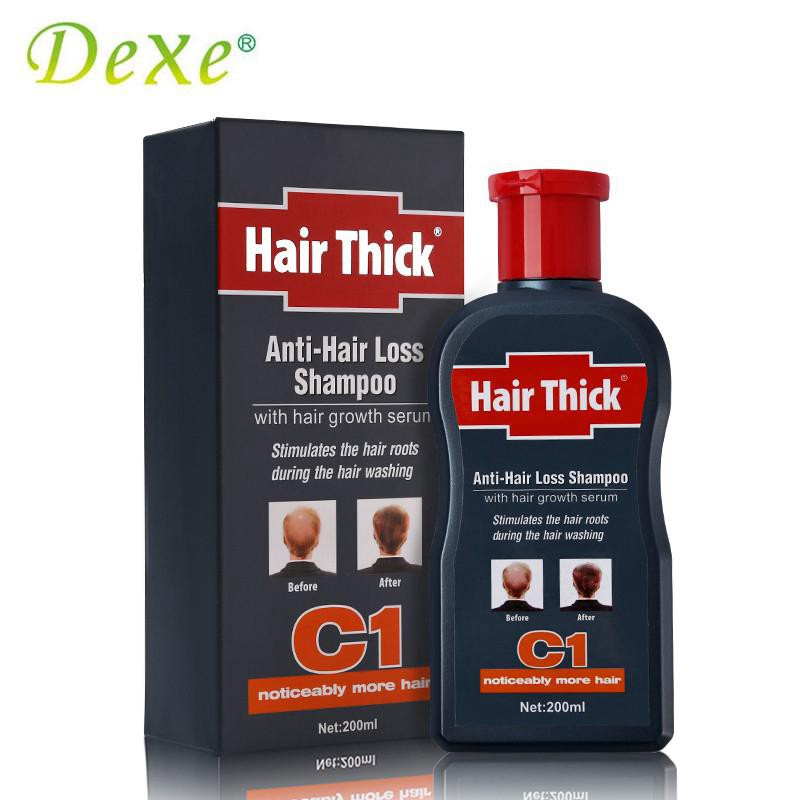 DEXE C1 Hair Thick 100ml 200ml C1 Anti-hair Loss Shampoo with Hair ...