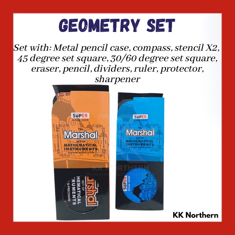 Geometry Set / Math Set / Mathematical Instruments / Set Geometri ...