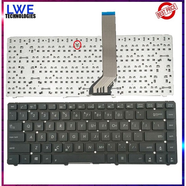 ASUS R400VM K45VD A45 A85 R400 R400 E45 K45 Laptop Keyboard B01M07LUNN ...
