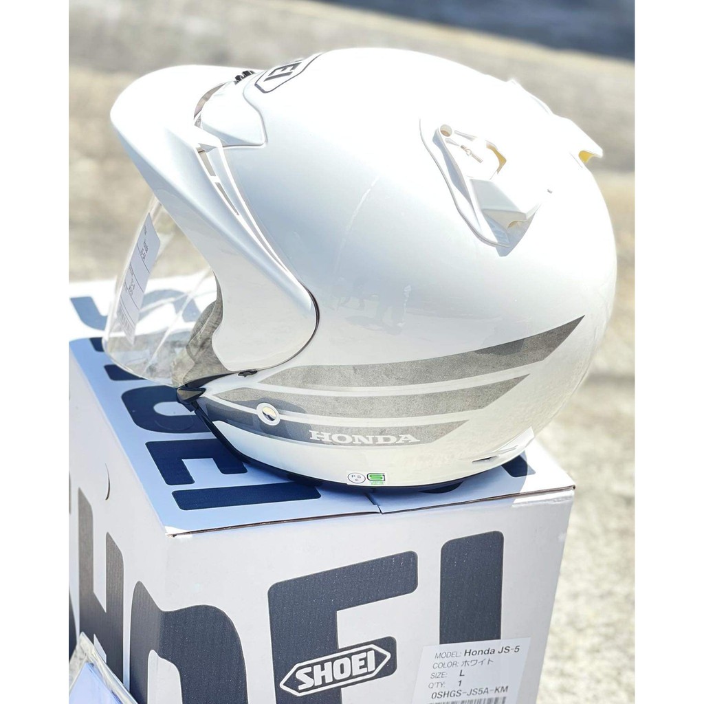 SHOEI HONDA/GOLDWING HELMET FULL COPY 1 TO 1 BLACK / WHITE NEW VERSION ...