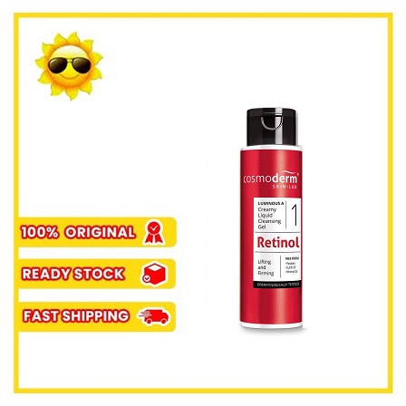 COSMODERM RETINOL CREAMY LIQUID CLEANSING GEL (120ML) | Shopee Malaysia