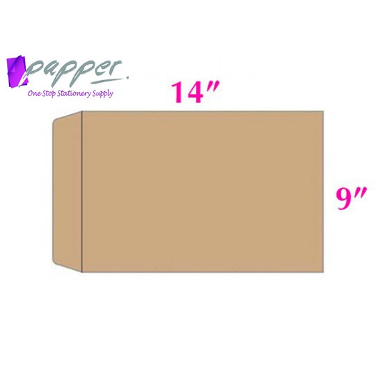 Brown Envelope 9 x 14 (25 Pcs) | Shopee Malaysia
