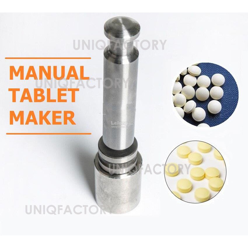 Manual Hand Pressing Press Medicine Powder Milk Tablet Pill Maker Stamp ...