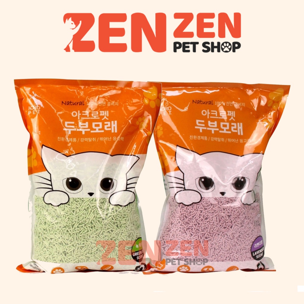 Korean Acropet tofu soy cat litter - 5L | Shopee Malaysia