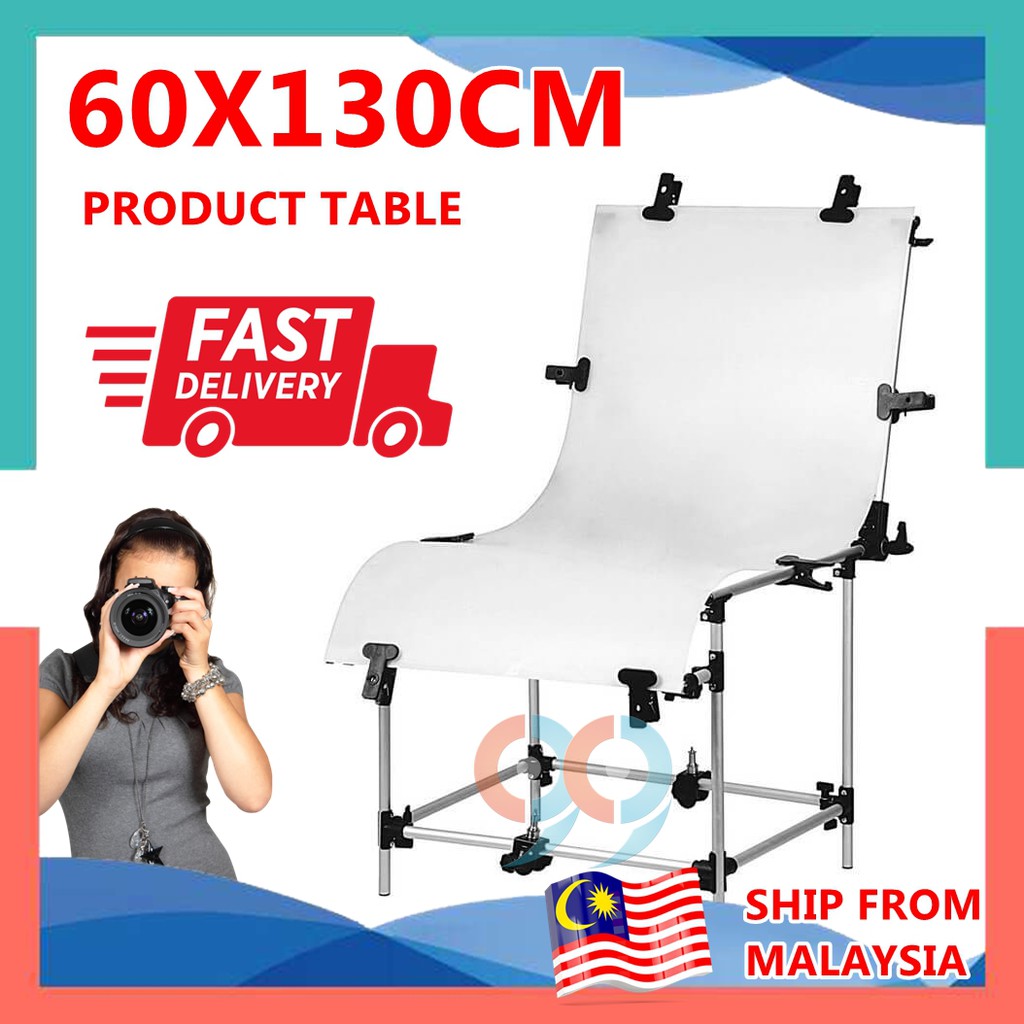 Shooting Product Photography Table 60 x 130 cm - READY STOCK | Shopee ...