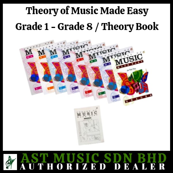 Theory of Music Made Easy by Lina Ng, Grade 1 - Grade 8 | Shopee Malaysia