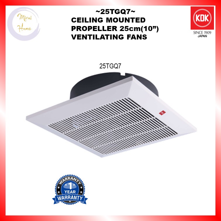 25TGQ 7 ~ KDK CEILING MOUNTED VENTILATING FAN | Shopee Malaysia