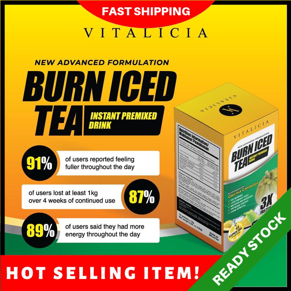 🔥VIRAL🔥Burn Iced Tea(BIT) + Orange Juice Detox(OJD) Original Hq ...