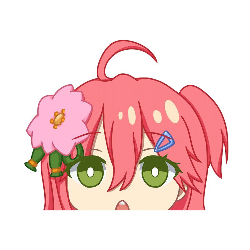 Hololive Chibi Peeker Sticker Lamination | Shopee Malaysia