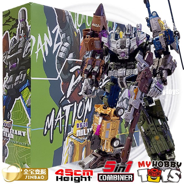 JinBao Transformable Robot - OVERSIZED Warbotron Bruticus 5-in-1 ...