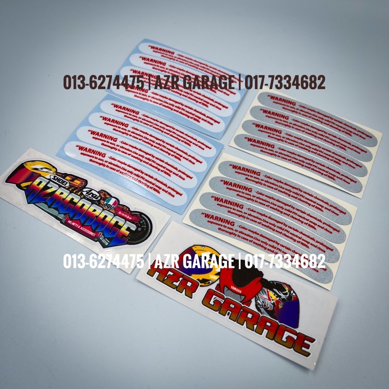 STICKER WARNING EXCEL RIM JAPAN TAKASAGO / B3LL TATTO / Y0shimur4 ...