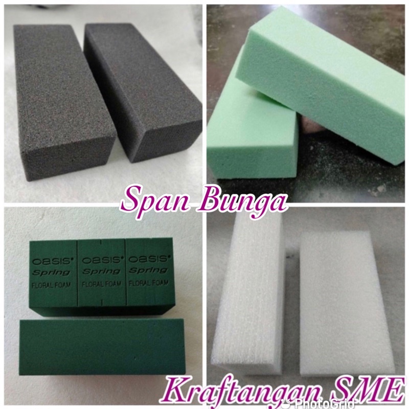 Span bunga/Span Kering/Magic Foam/Span Basah/Wet Foam/ Dry Foam/ Span ...