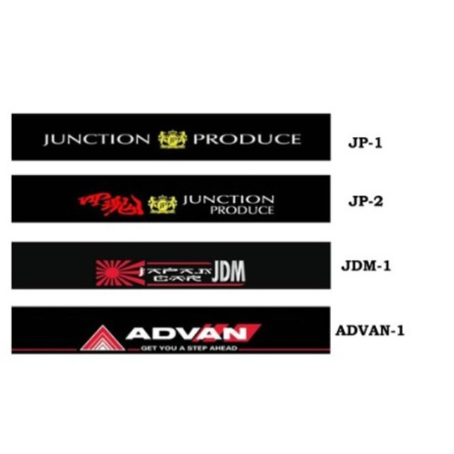 JP ADVAN JDM FRONT WINDSCREEN STICKER | Shopee Malaysia