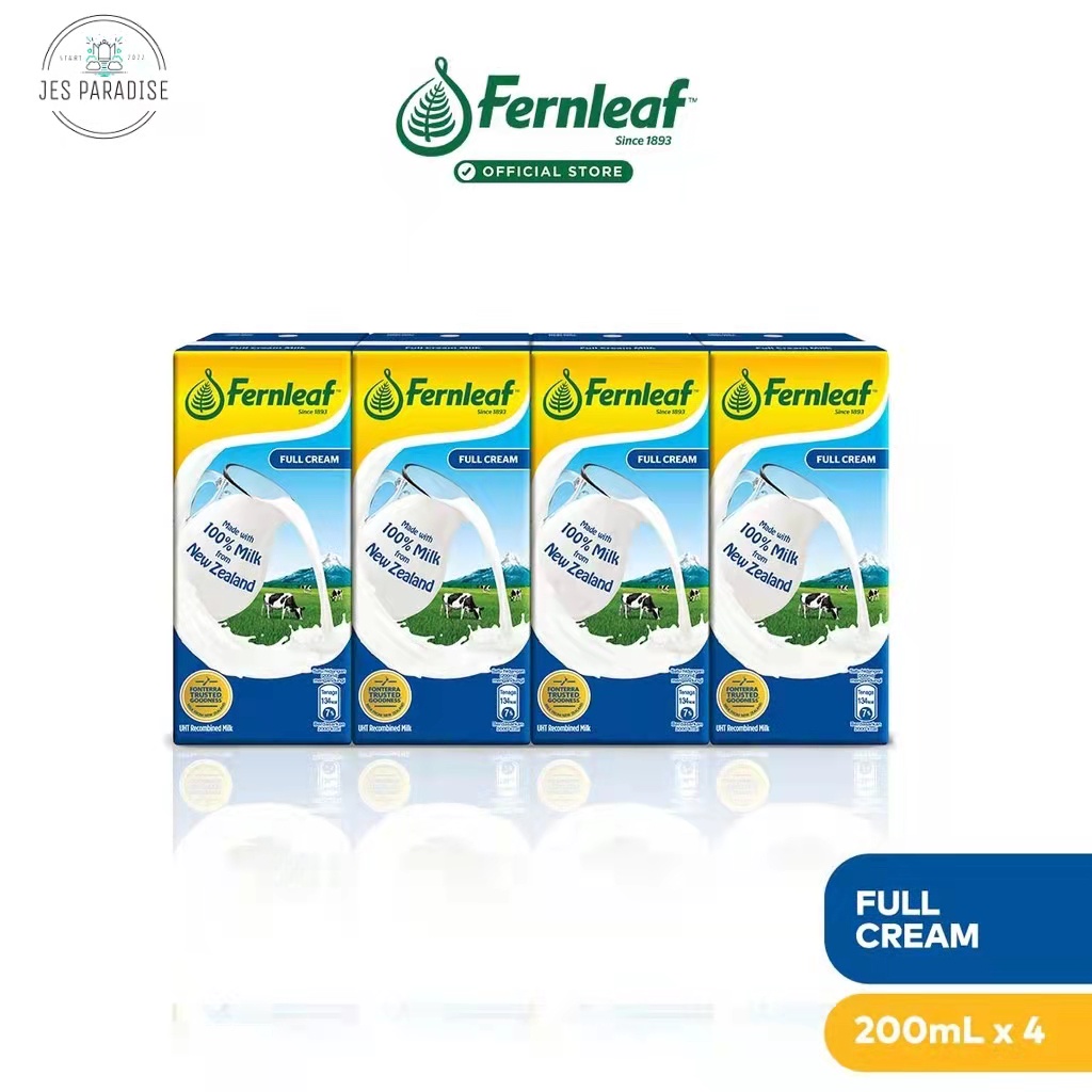 Fernleaf UHT Milk Full Cream (4 x 200ml) | Shopee Malaysia