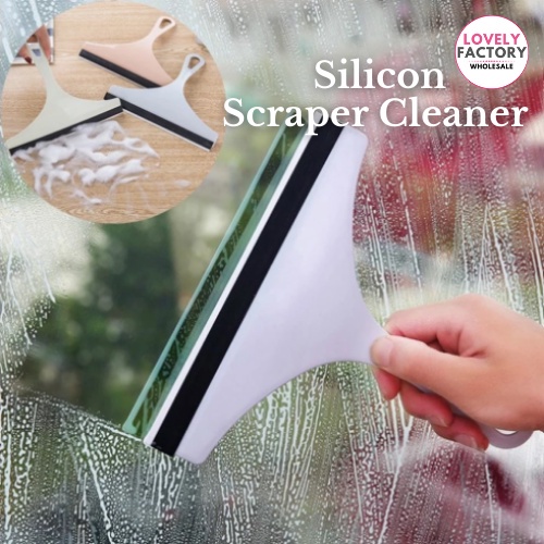 Glass Scraper Cleaner Silicon Blade Holder For Glass Window/Car/House ...