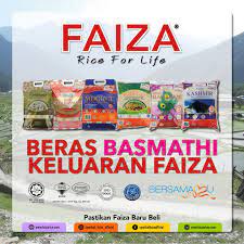 FAIZA BERAS BASMATHI - Faiza Rice - (repack), Basmati 1kg | Shopee Malaysia