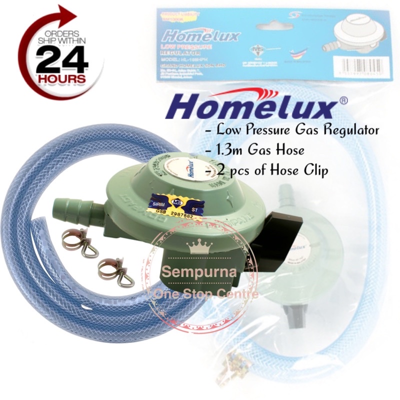 Low Pressure Gas Regulator Set (Homelux) | Shopee Malaysia