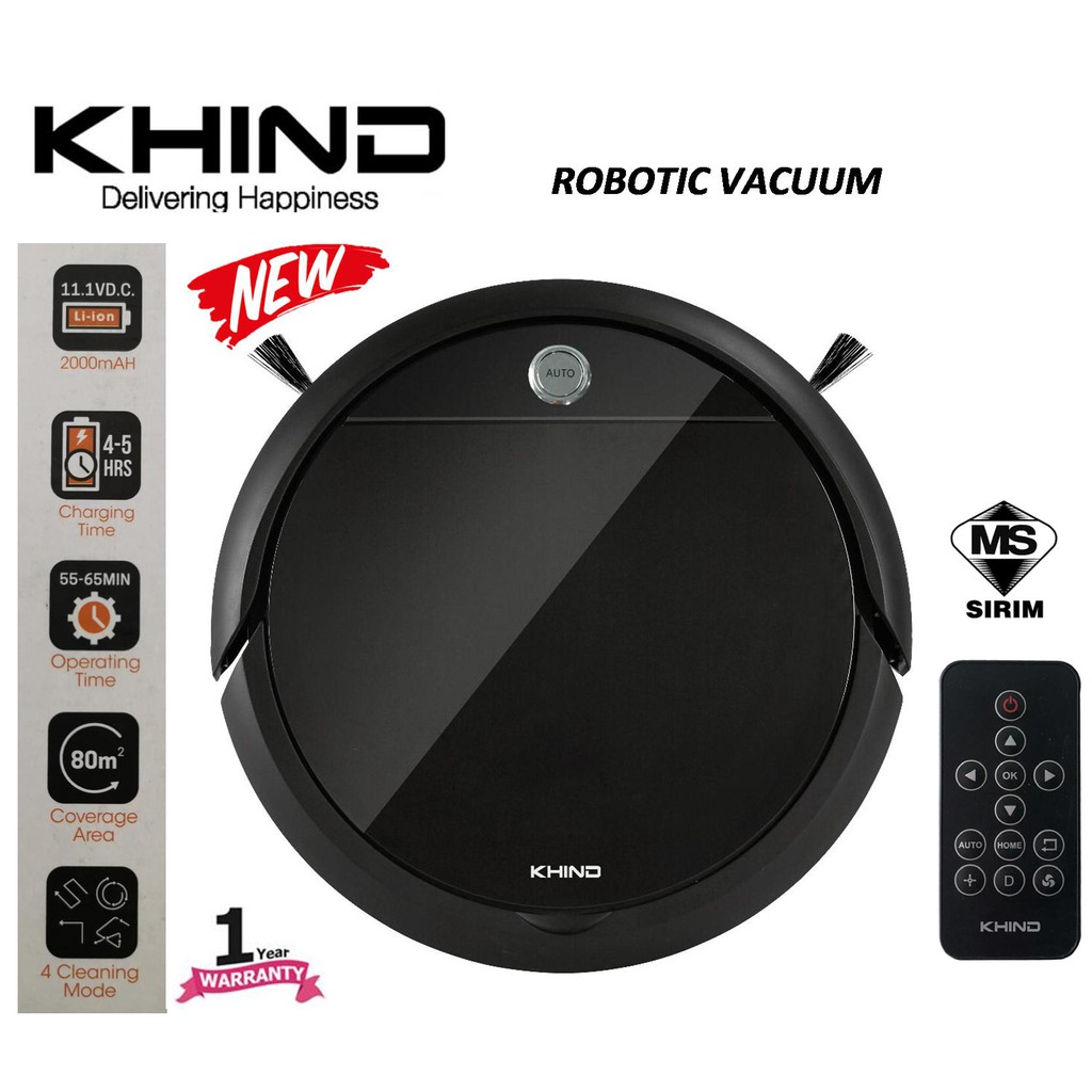 (SALE ) Khind Robotic Vacuum Cleaner Vacuum & Mop Auto Charging VC9X6A ...