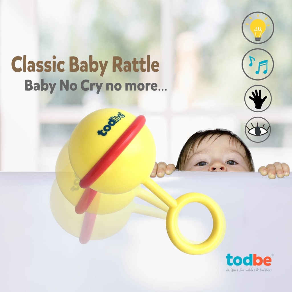 Rattle Baby Handbell Early Learning Non-toxic 3-6 mths | Shopee Malaysia
