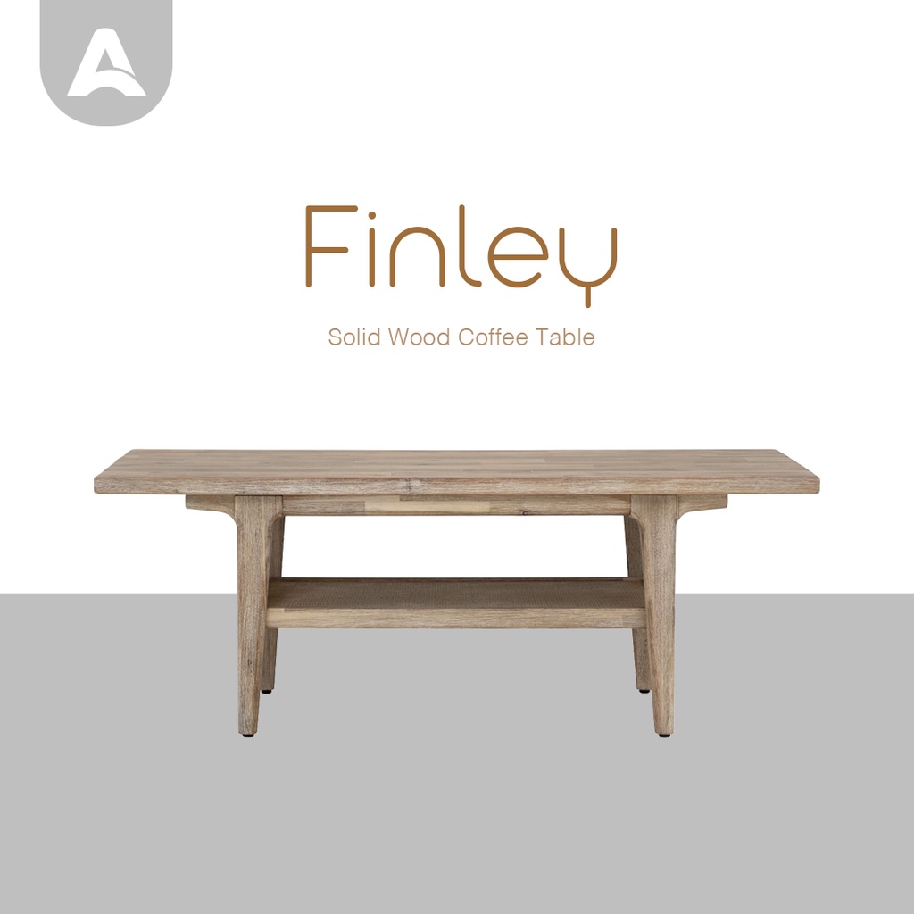 Arturo - Finley Solid Wood Coffee Table | Shopee Malaysia