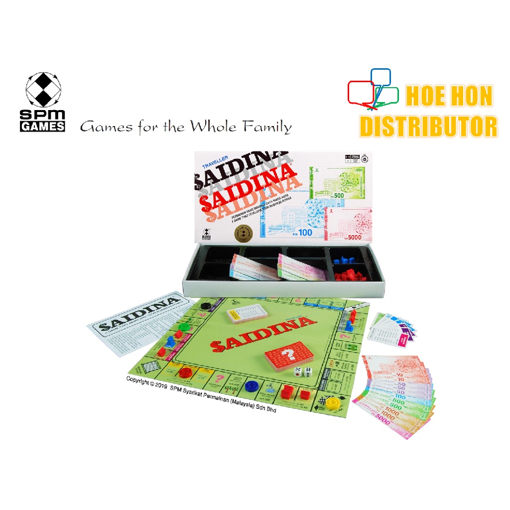 Saidina Traveller Bahasa Malaysia - English Board Game Set SPM 78 ...