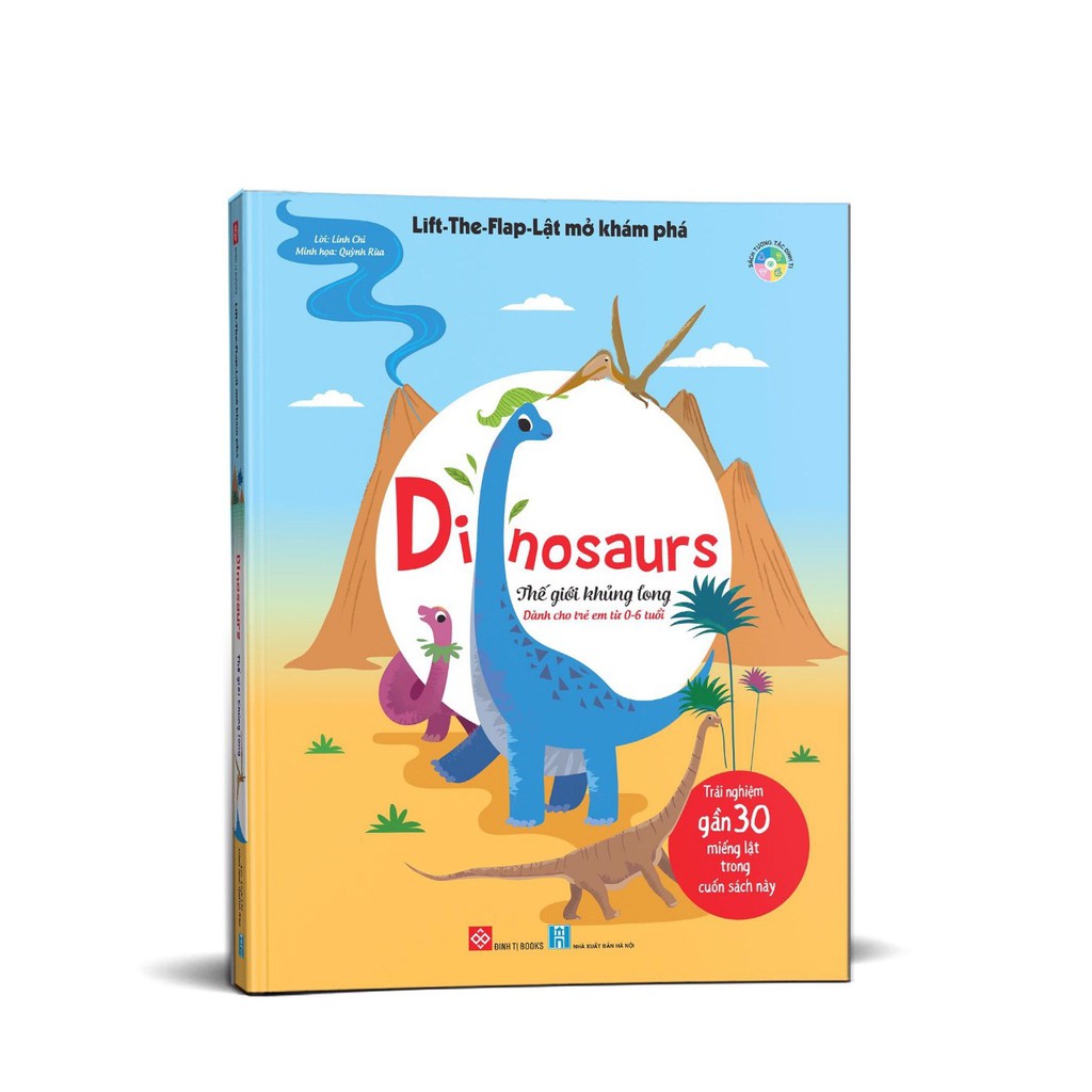 Lift-the-flap book - Flip open to explore - Dinosaurs - Dinosaur world ...