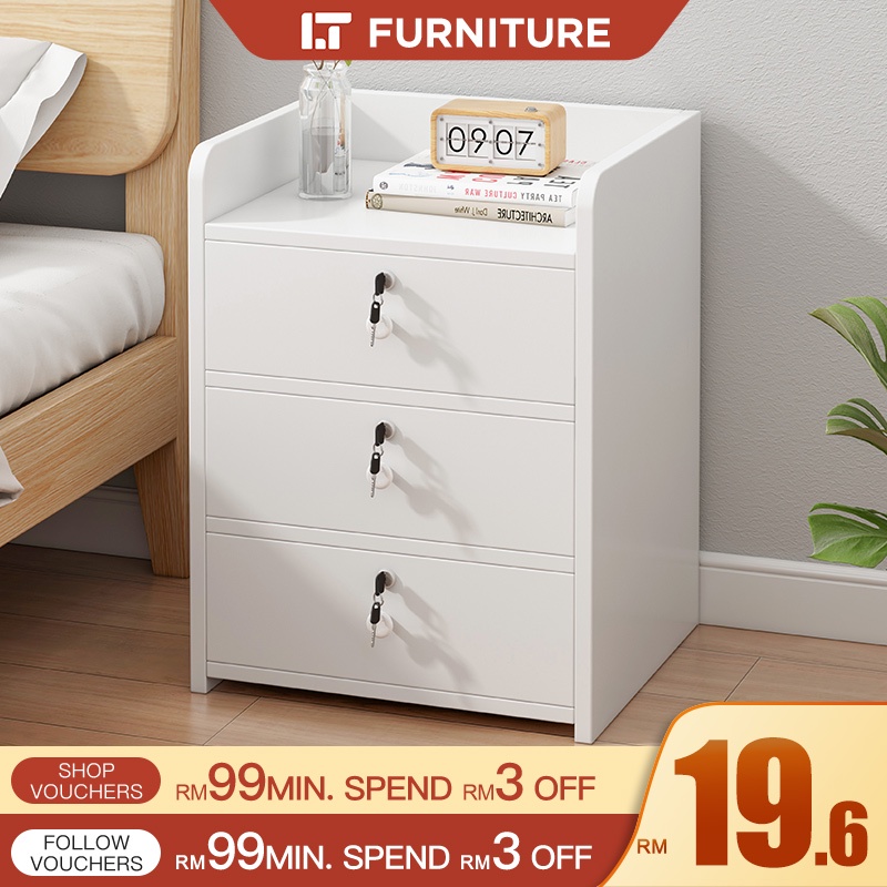 Bedside Table Coffee Table Side Table Bedroom Rack Kecil Tepi Katil ...