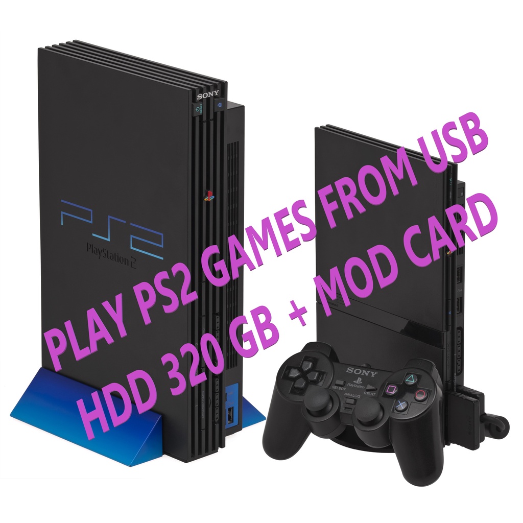 PS2 USB GAMES HARDISK 320GB + MOD CARD complete with games ( NOT ...
