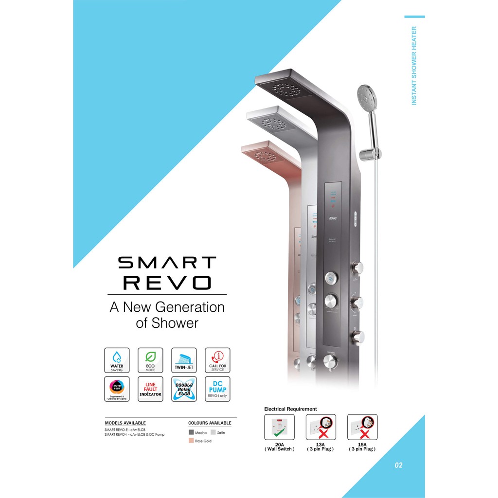 ALPHA SMART REVO Shower Heater | Shopee Malaysia