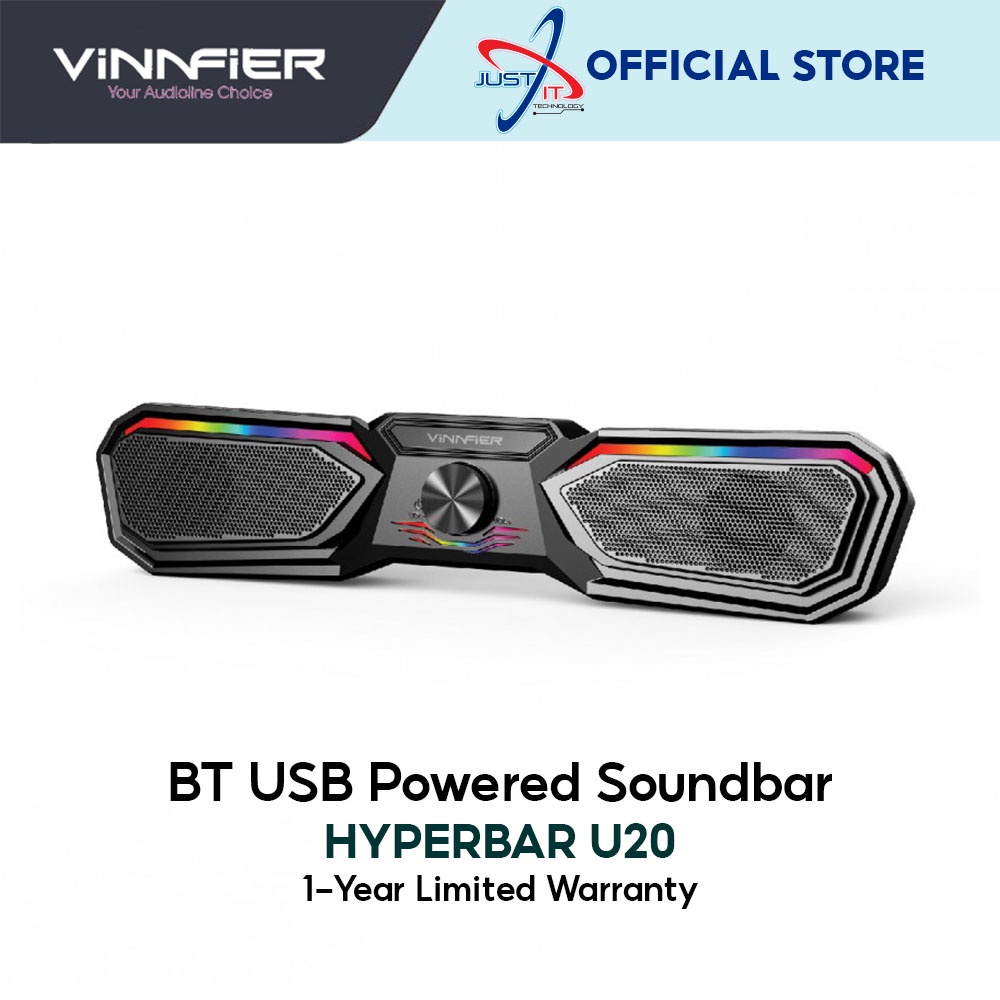 VINNFIER HYPERBAR U20 BT USB POWERED SOUND BAR | Shopee Malaysia