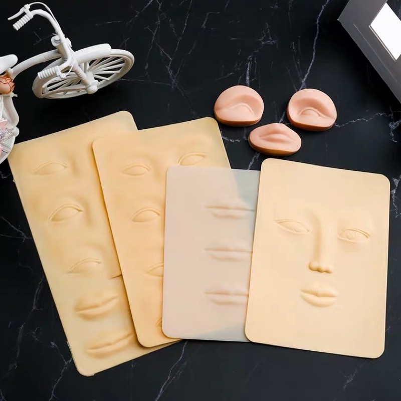 Permanent Makeup Latex Silicone Pads Eyebrow Eyeliner Lips Practice ...