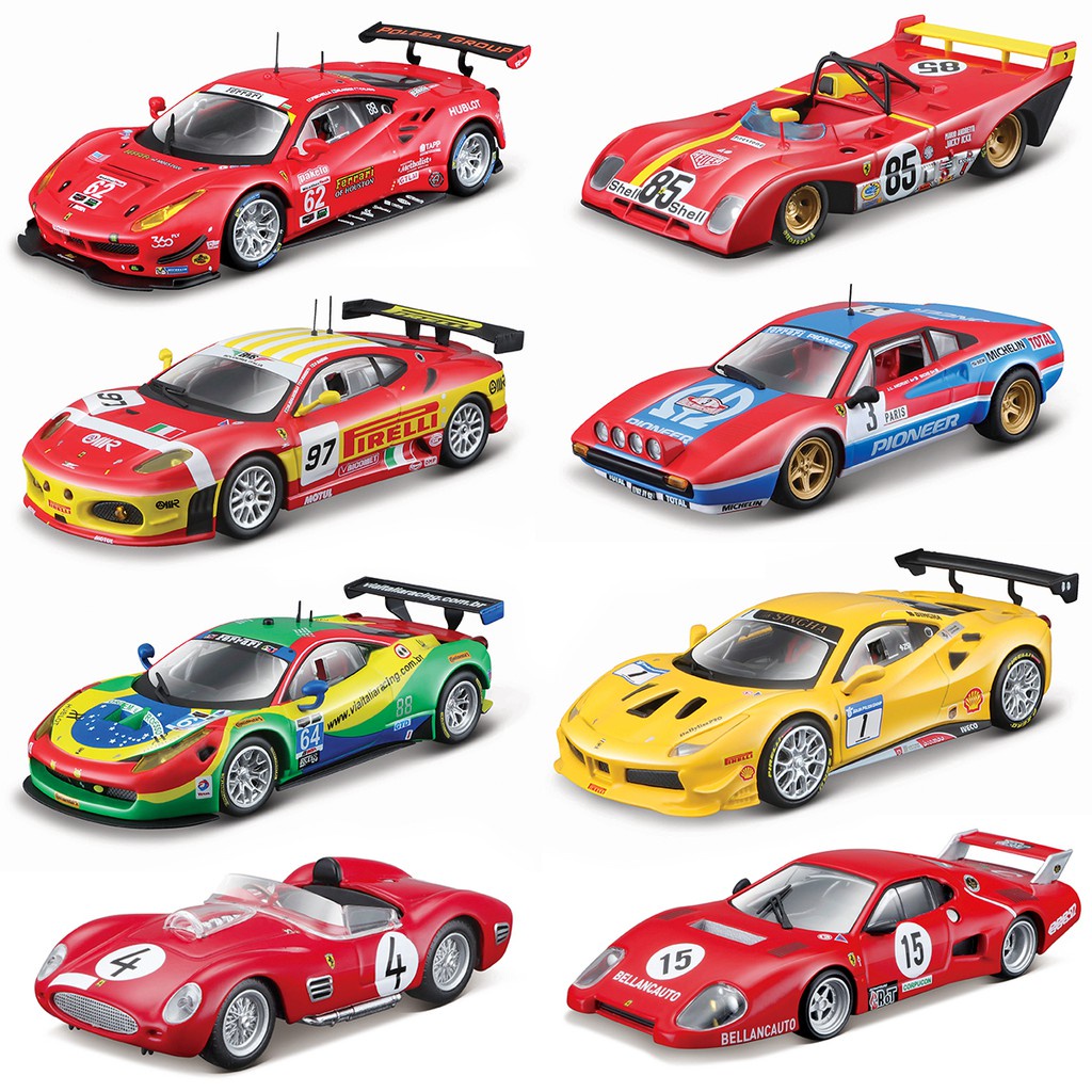 Bburago 1: 43 Ferrari 488 gte 312p F430Gt2 308 gtb 458 gt3 488 Static ...