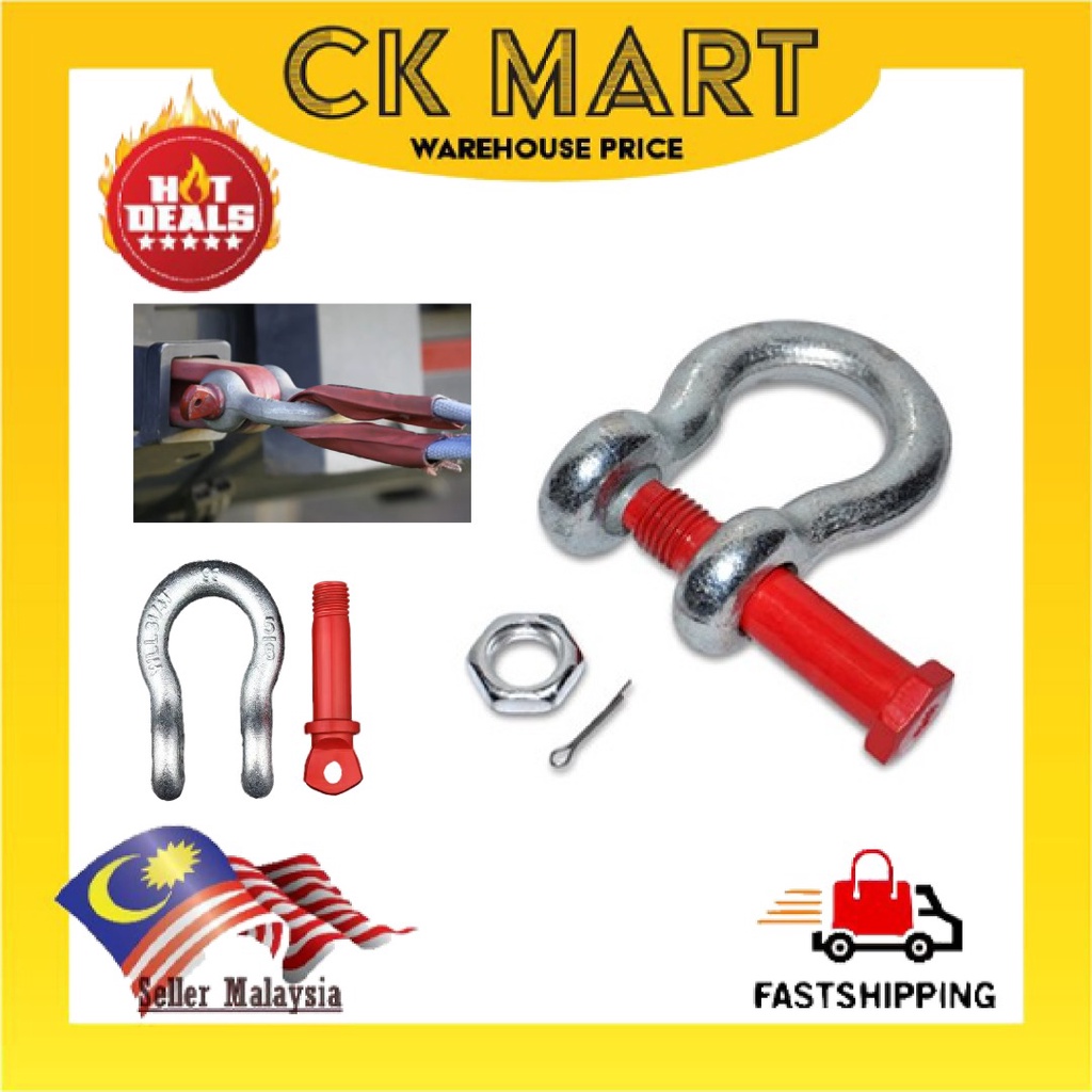 GI D SHACKLE GALVANIZED D SHACKLE METAL D-SHACKLE MILD STEEL D-SHACKLE ...