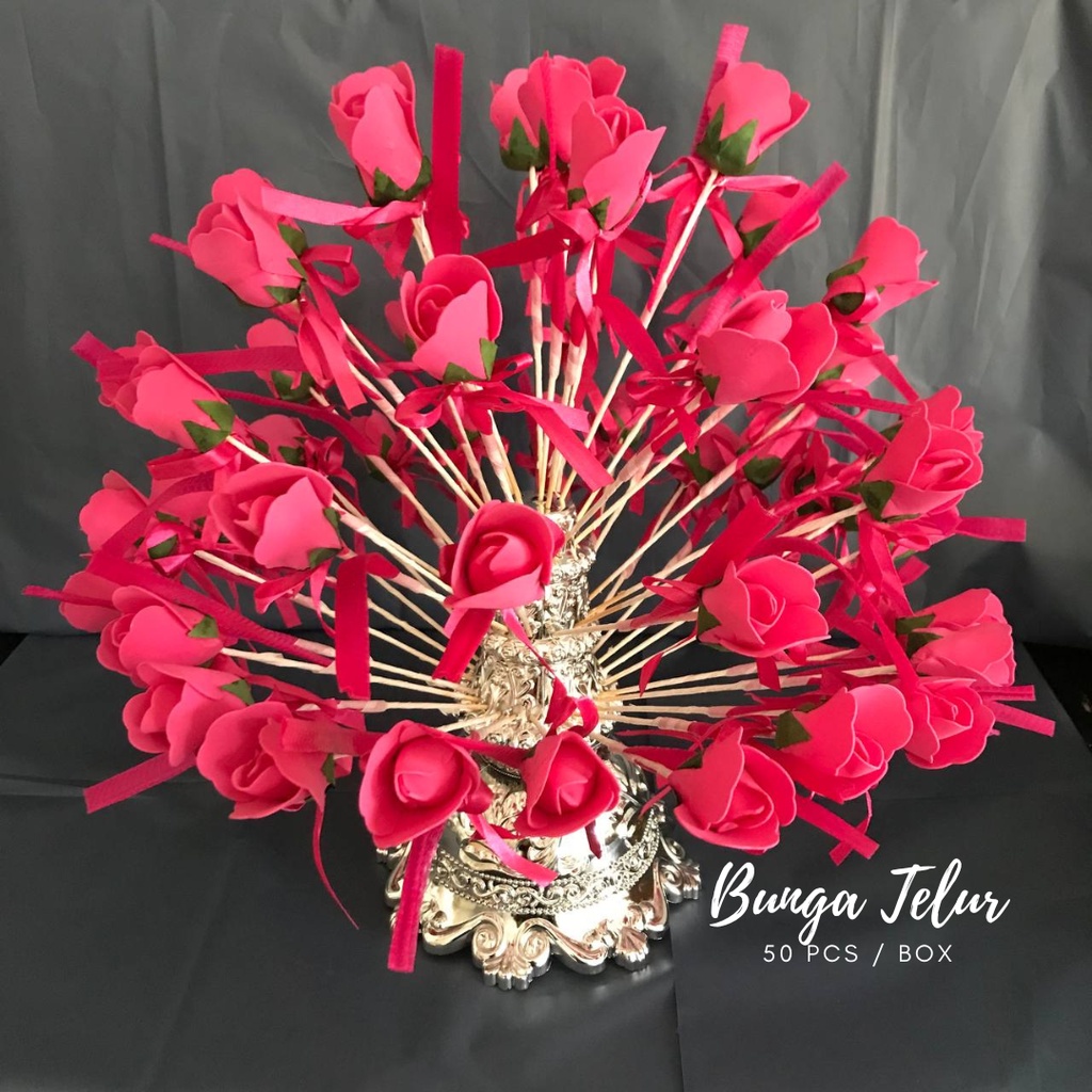 Bunga Telur Bajet : 50pcs | Bunga Telur Bajet Kawin Tunang Aqiqah ...