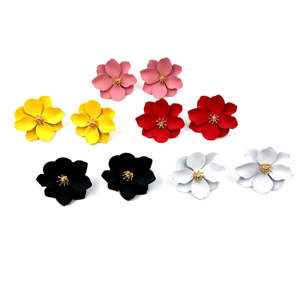 Earrings Flower Beautiful Floral Jewellery Studs Accessories Woman ...
