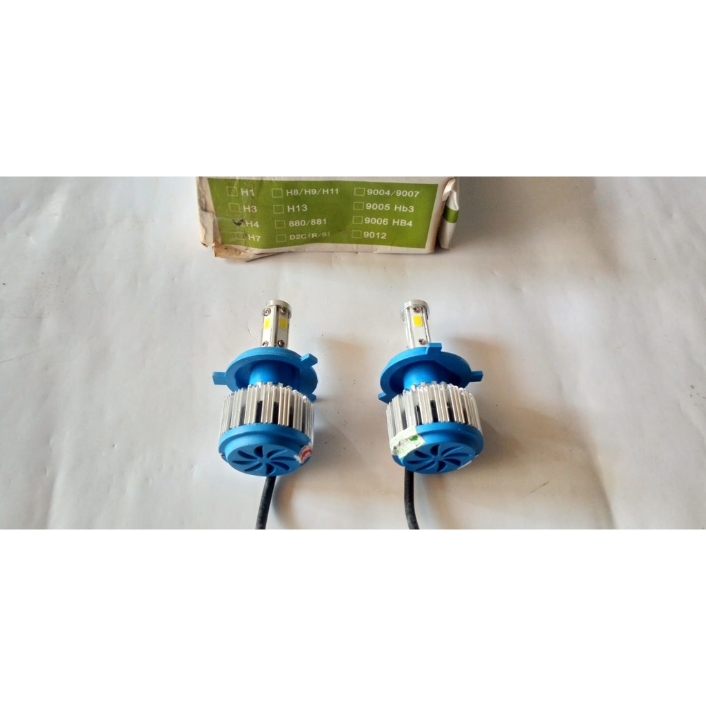Turbo LED Headlight - H4 / H7 / H8 / H11 Super White LED Headlight Bulb ...