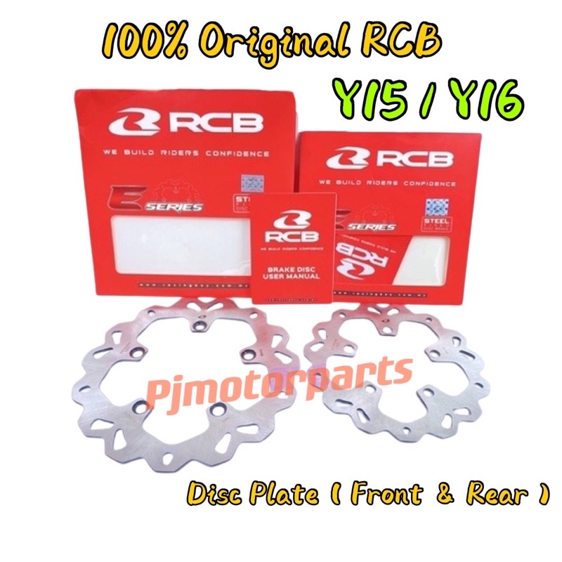 Y16 Y16ZR/Y15 Y15ZR V1 V2 Ysuku (Original RCB) Brake Disc Plate E ...
