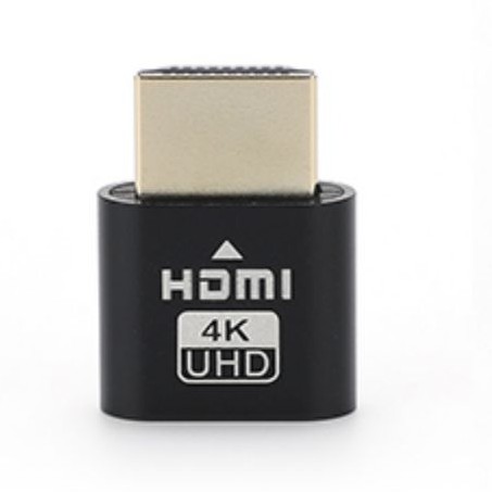HDMI Dummy Plug High Resolution Virtual Monitor Display Emulator ...