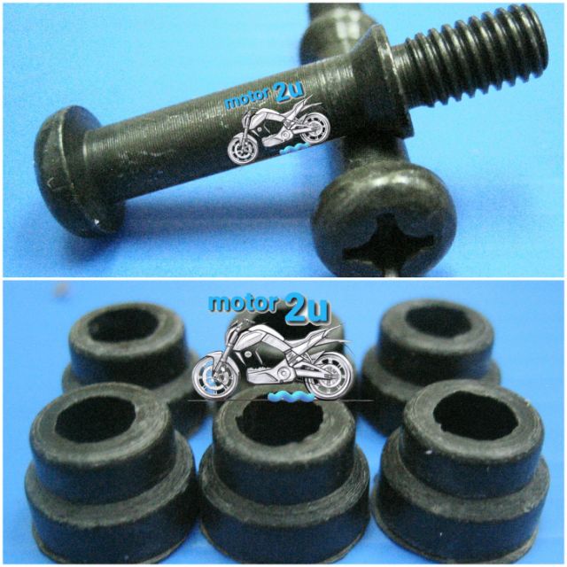 Y125Z Magnet Cover Screw & Rubber Skru dan Getah Cover Magneto | Shopee ...