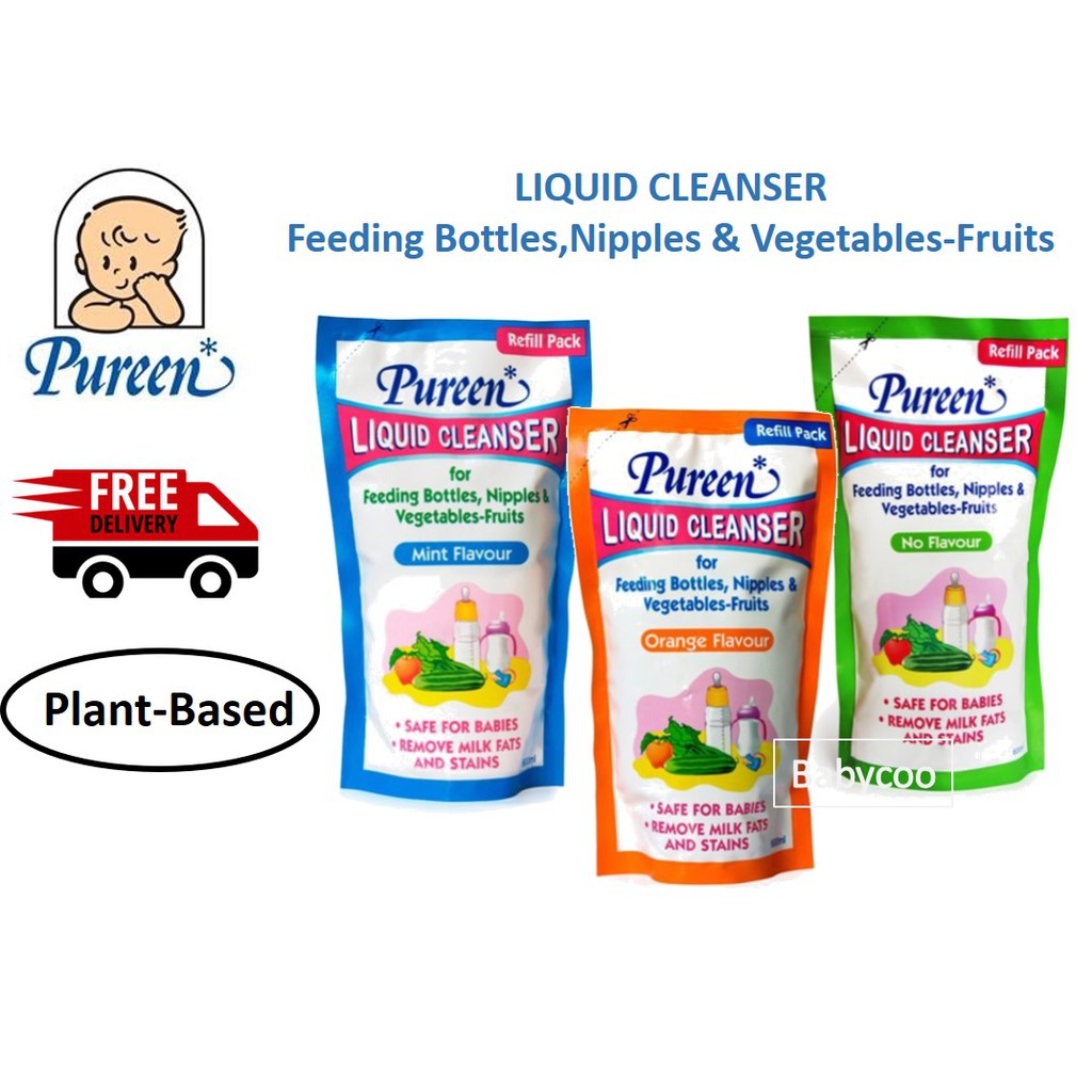[Ready Stock] Pureen Liquid Cleanser for Feeding Bottles, Nipples ...