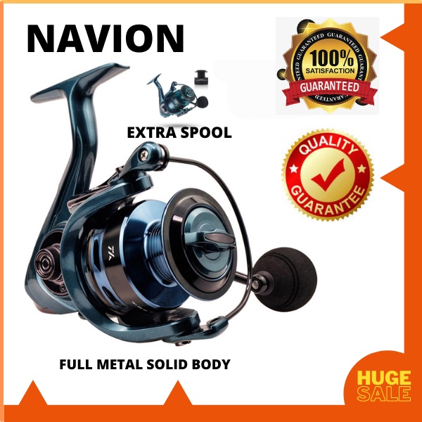 NAVION FULL METAL FISHING REEL (READY STOK IN MALAYSIA) | Shopee Malaysia