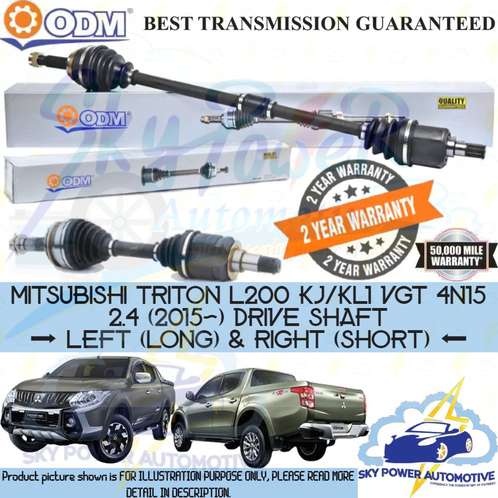 MITSUBISHI TRITON L200 KJ / KL1 VGT 4N15 2.4 (2015~) (2006-2012) (AUTO ...
