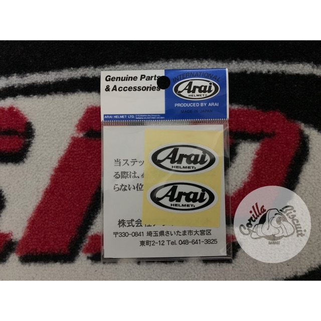 Original 💯% Arai Shield / Visor Mini Sticker | Shopee Malaysia