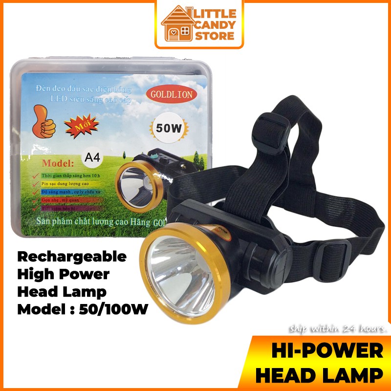 High Power Head Lamp / Sport & Outdoor Adventure Lighting Gear / Long ...